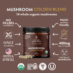 vegan mushroom complex supplement benefits