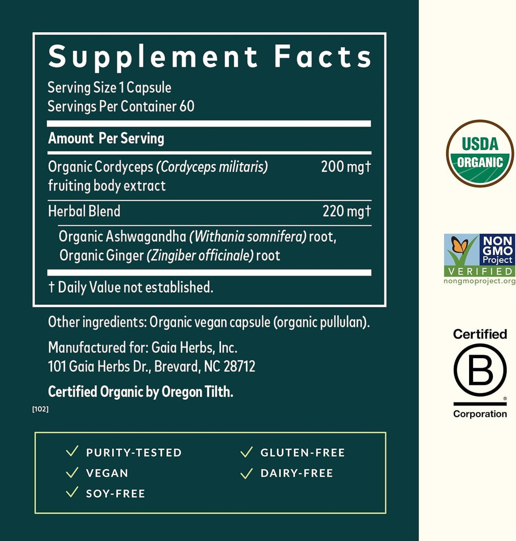 vegan mushroom complex supplement