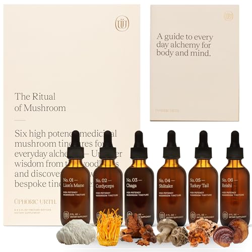 Vegan mushroom extract drops