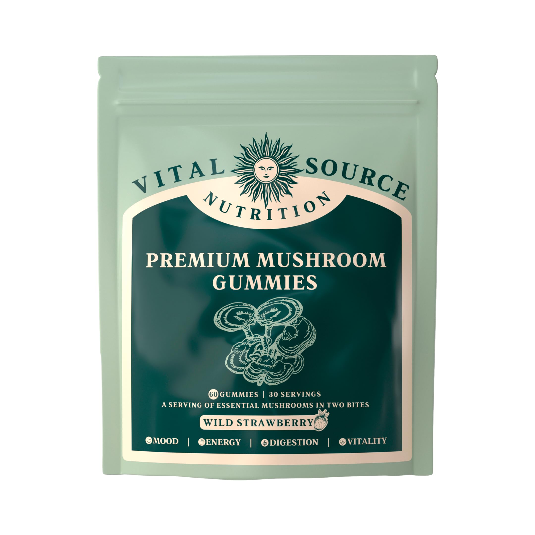 Vegan mushroom gummies for energy