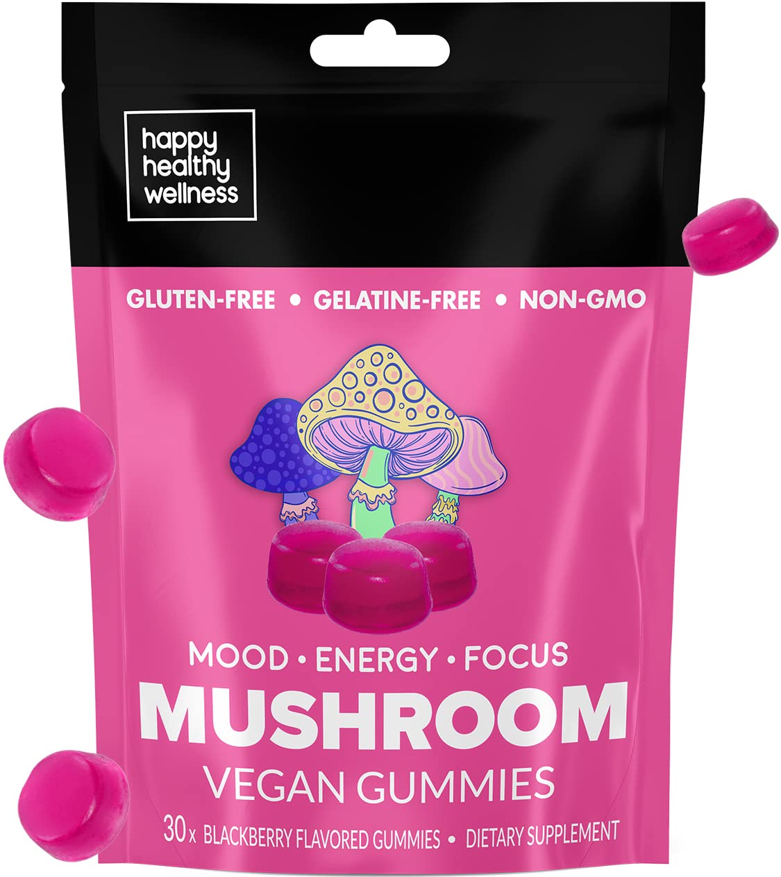 Vegan mushroom gummies for immunity