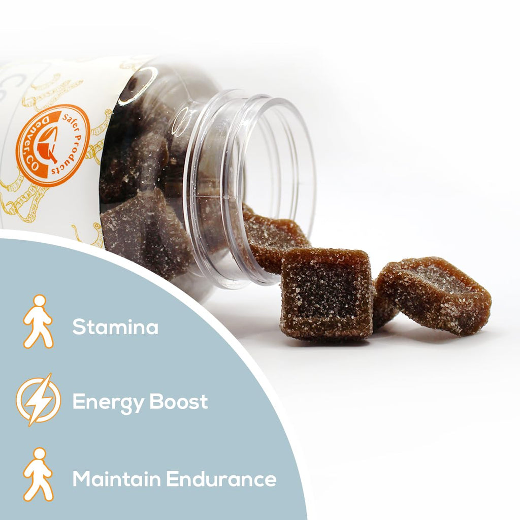 Vegan mushroom gummies for stamina