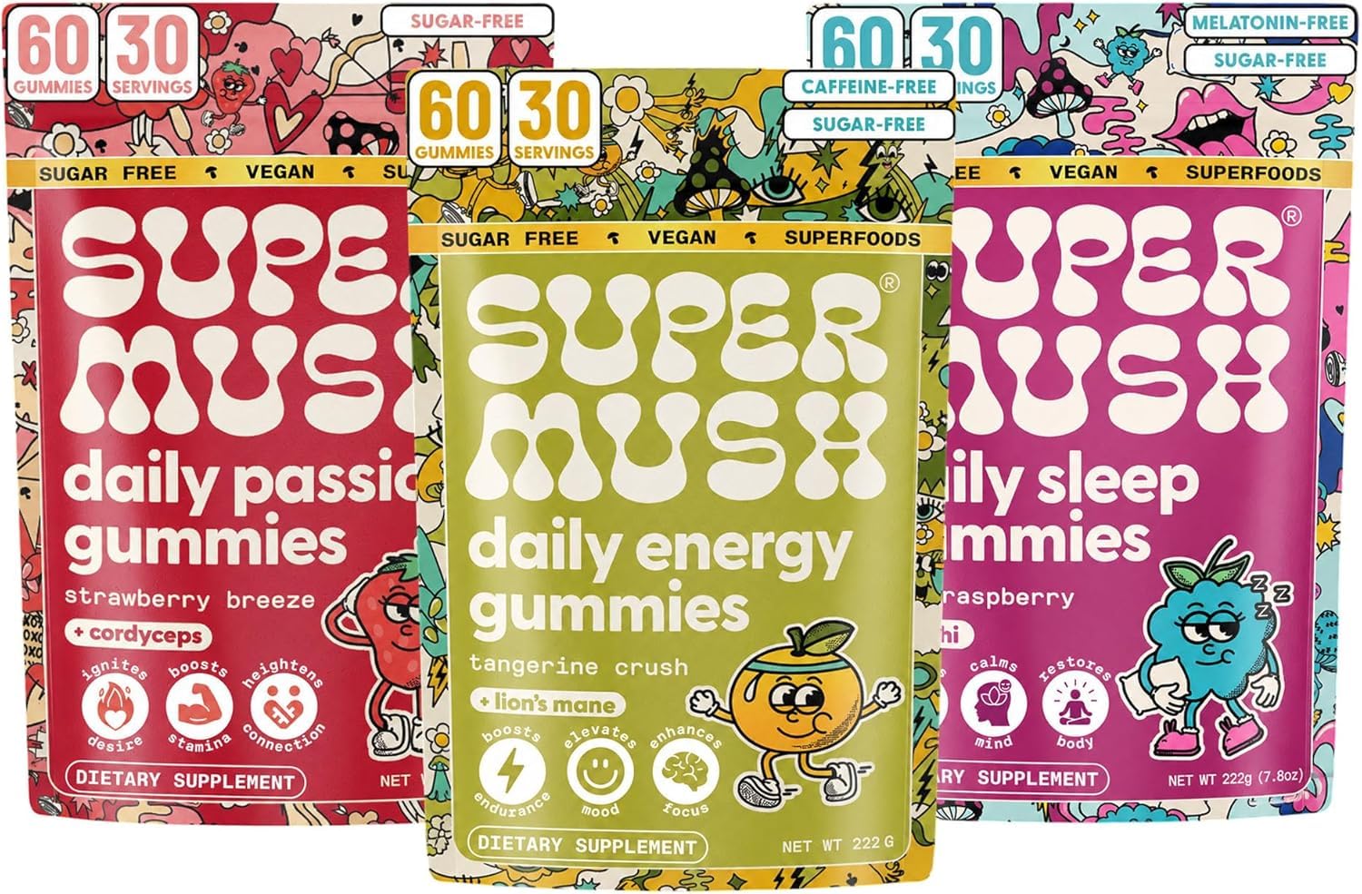 vegan mushroom gummies for wellness