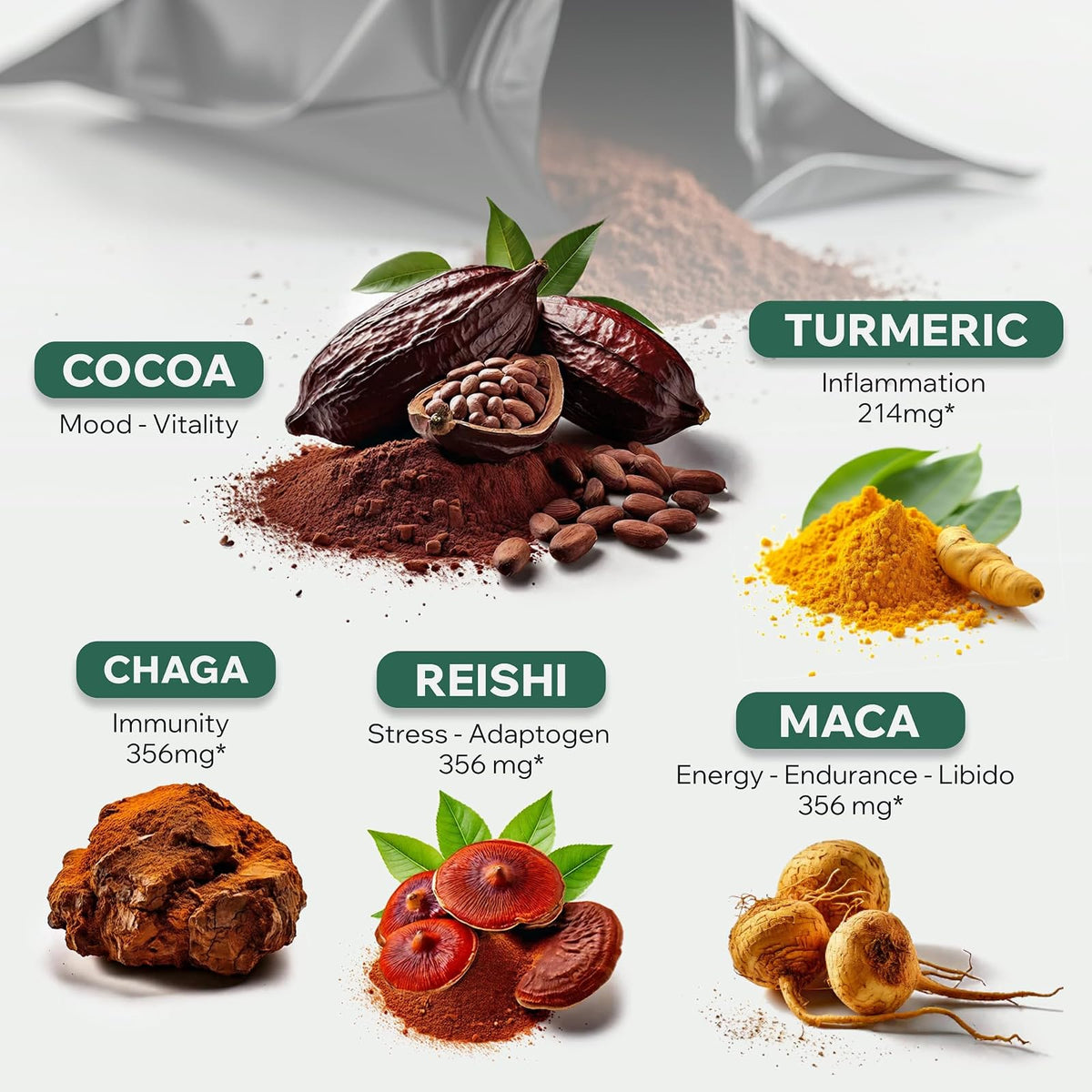 vegan mushroom hot chocolate mix