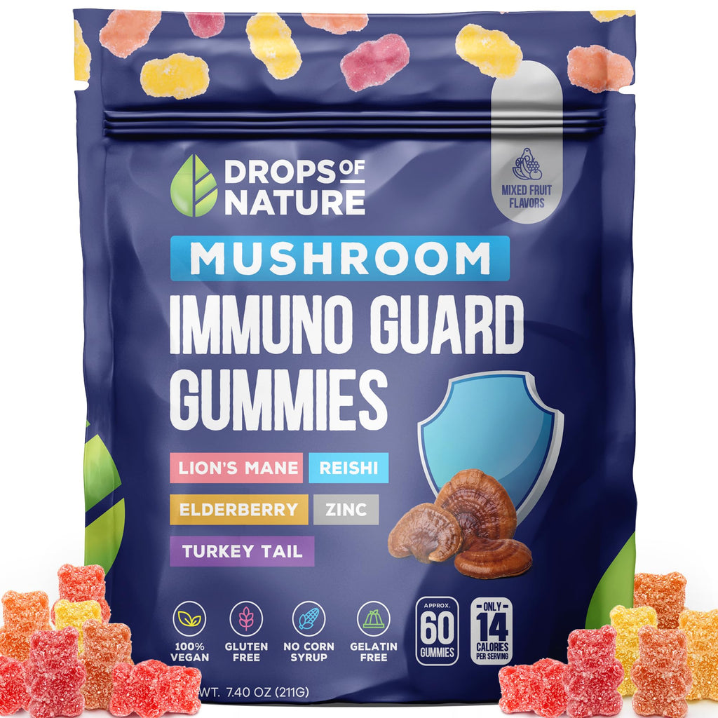 vegan mushroom immunity gummies