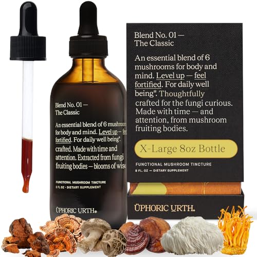 Vegan mushroom liquid drops