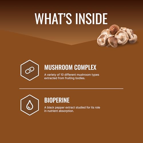 vegan mushroom supplement capsules