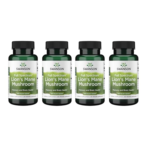 Vegan mushroom supplement for brain health