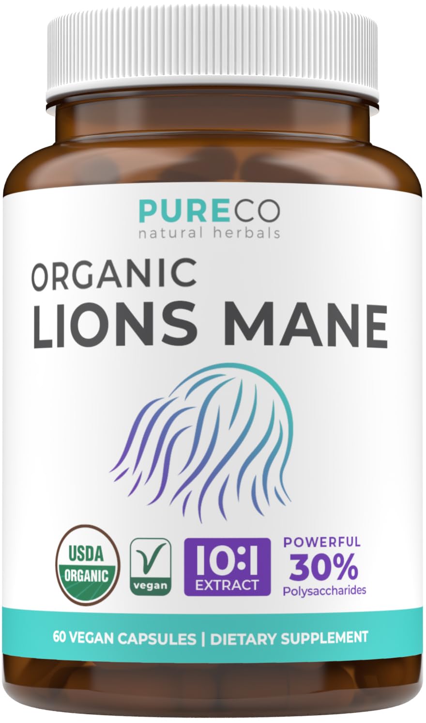 vegan mushroom supplement for brain health