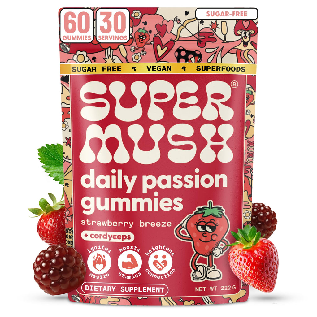 Vegan mushroom supplement for energy