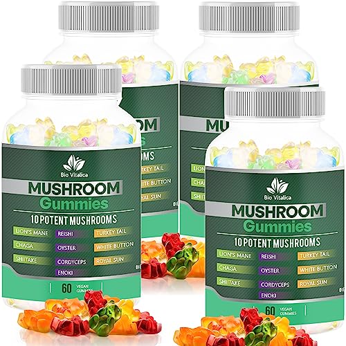 Vegan mushroom supplement for energy