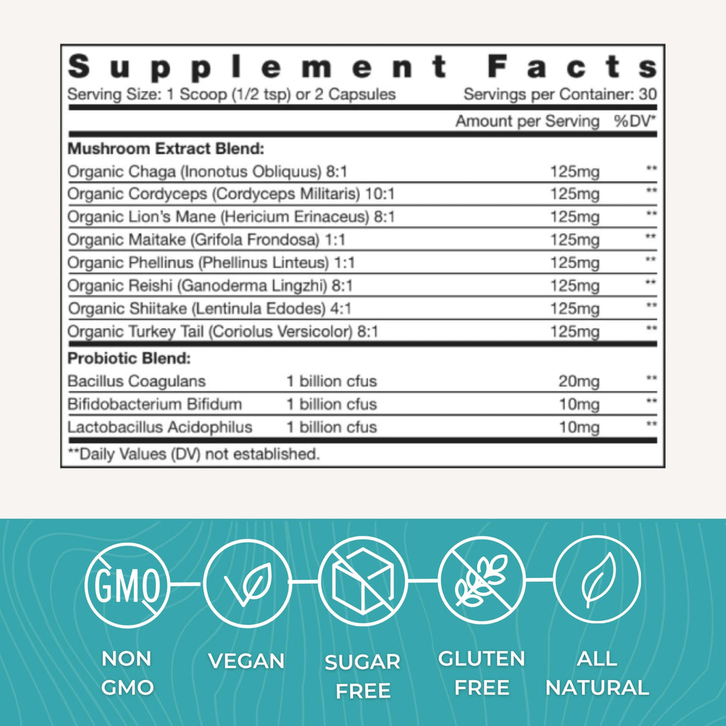 vegan mushroom supplement for everyone