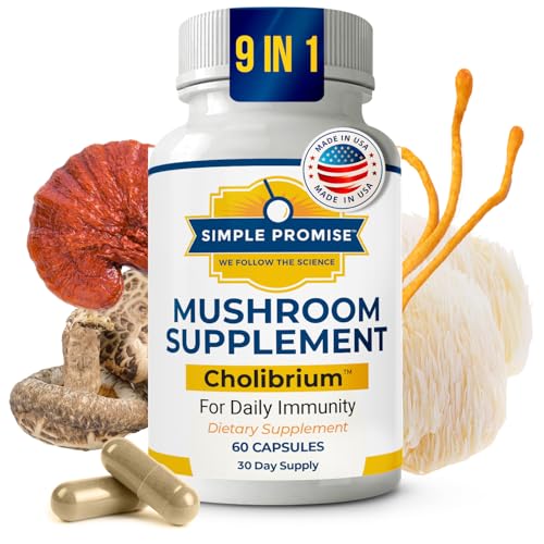 Vegan mushroom supplement for health