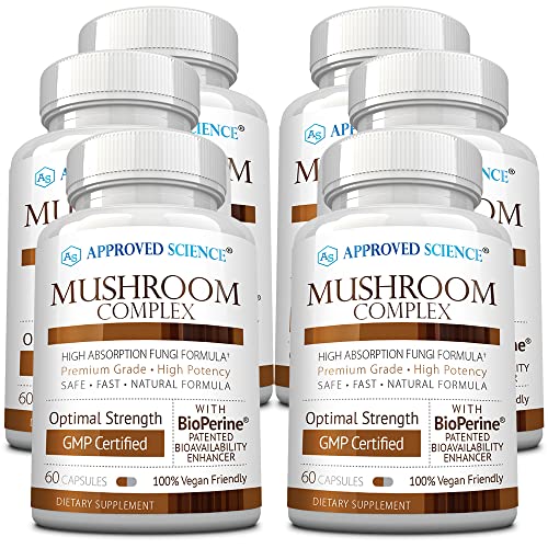 Vegan mushroom supplement for immunity