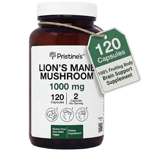 Vegan mushroom supplement for memory support