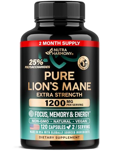 Vegan mushroom supplement for memory