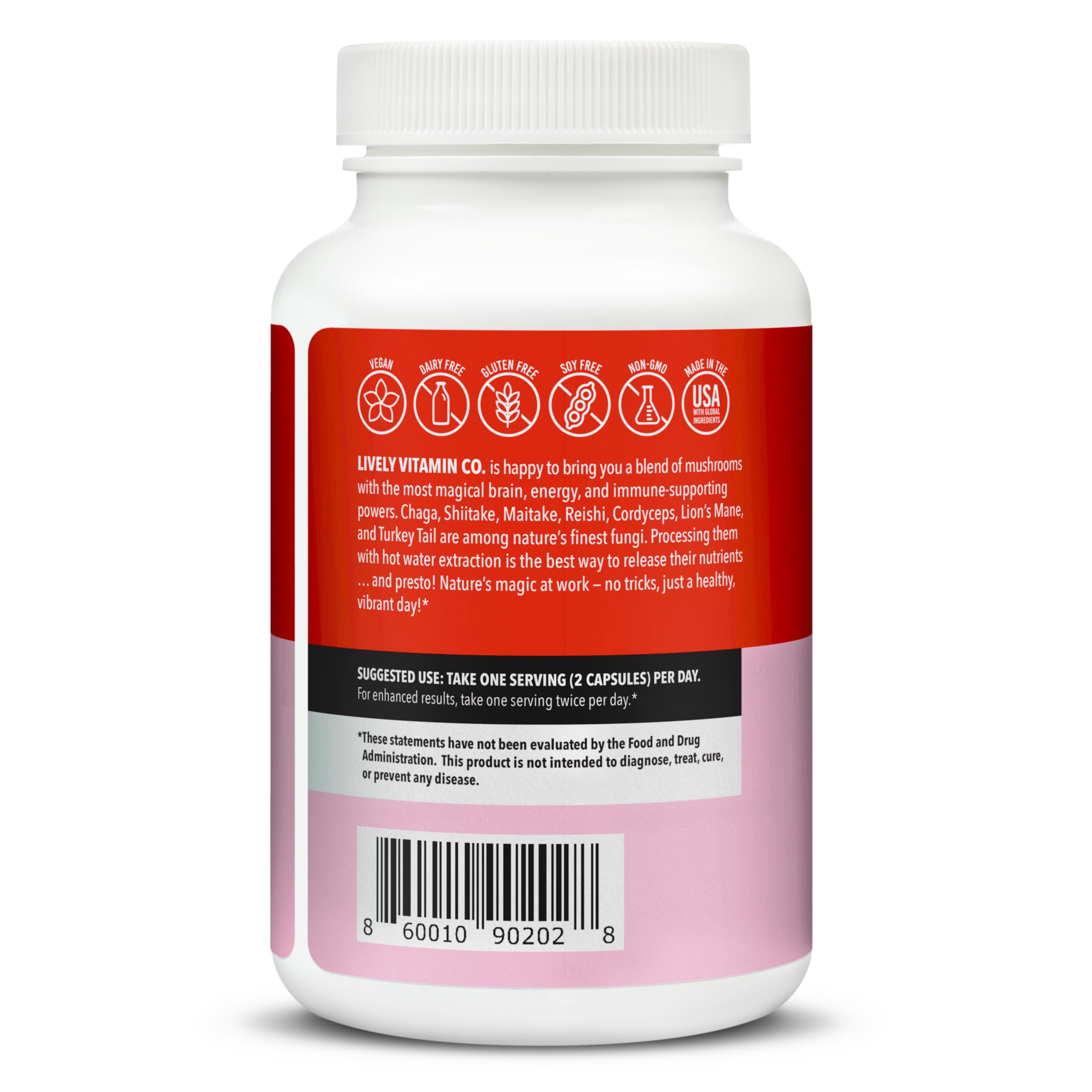vegan mushroom supplement for vitality