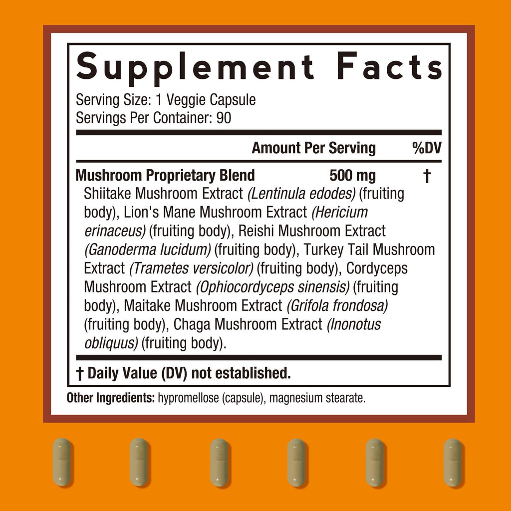 vegan mushroom supplement for wellness