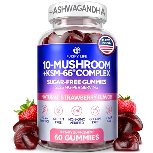 vegan mushroom supplement with ashwagandha