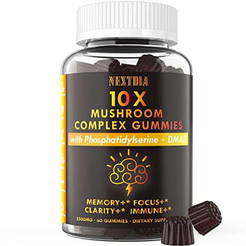 Vegan mushroom supplements for brain function