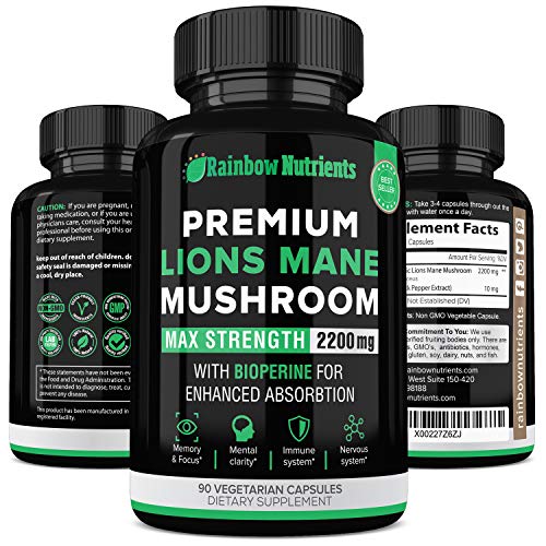 vegan mushroom supplements for brain health