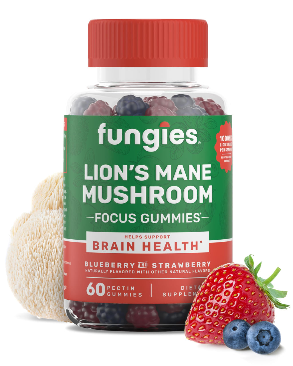Vegan mushroom supplements for brain health