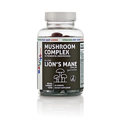 Vegan mushroom supplements for cognitive health