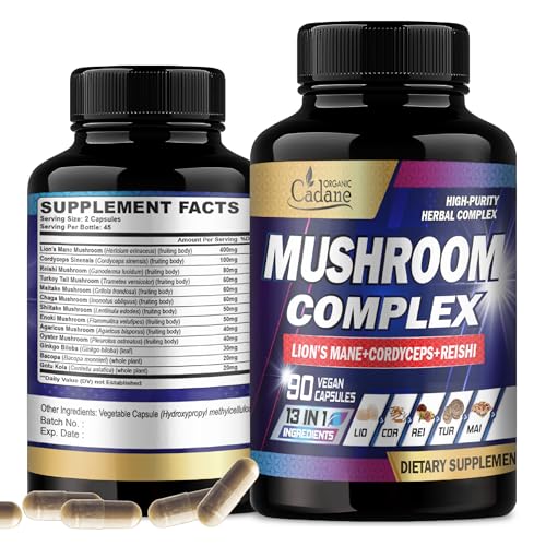 Vegan mushroom supplements for vitality