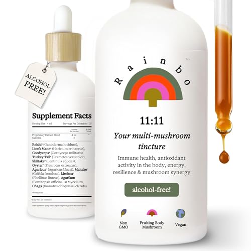 Vegan mushroom tincture for brain health