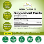 Vegan neem capsules for natural health
