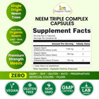 Vegan neem capsules for wellness