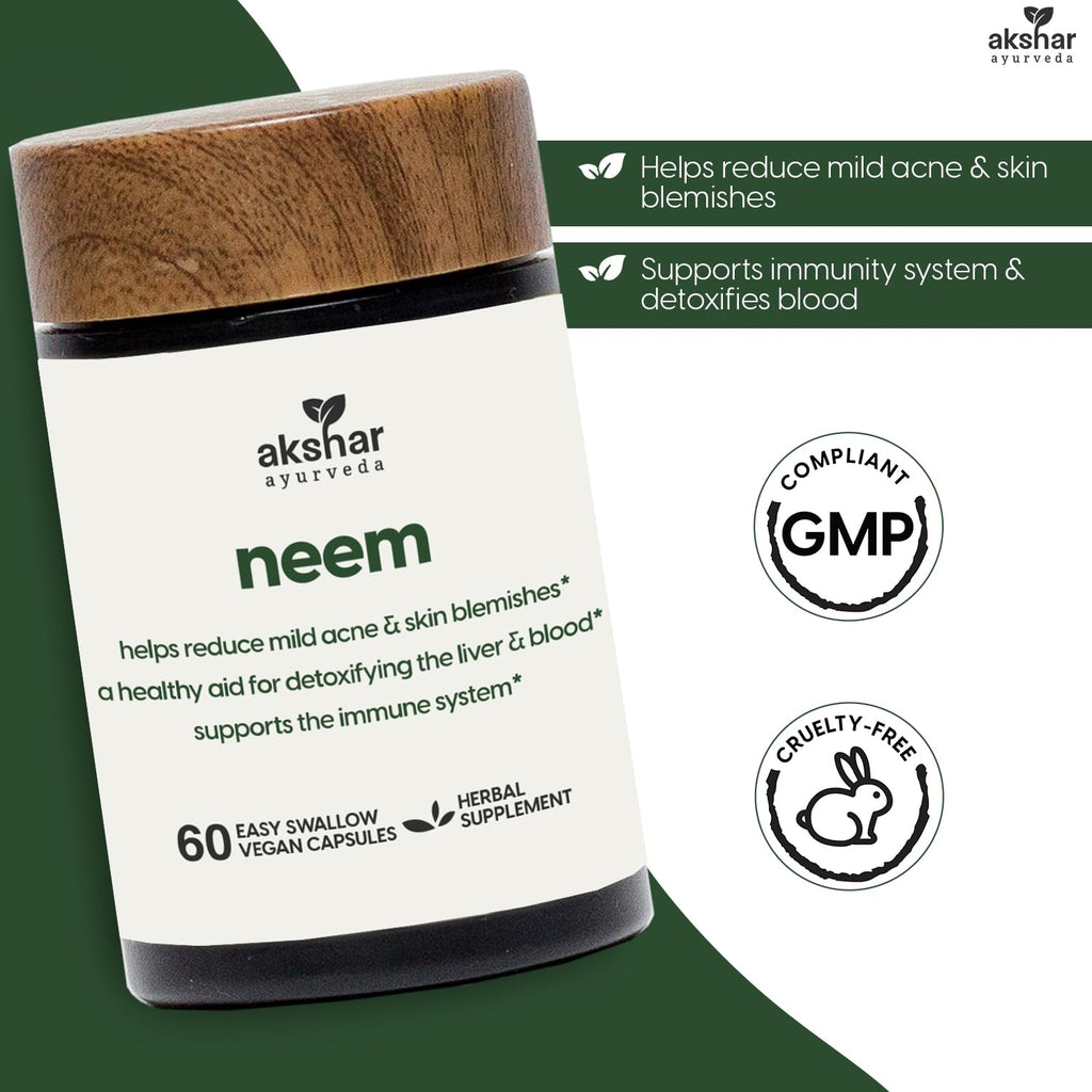 vegan neem capsules for wellness