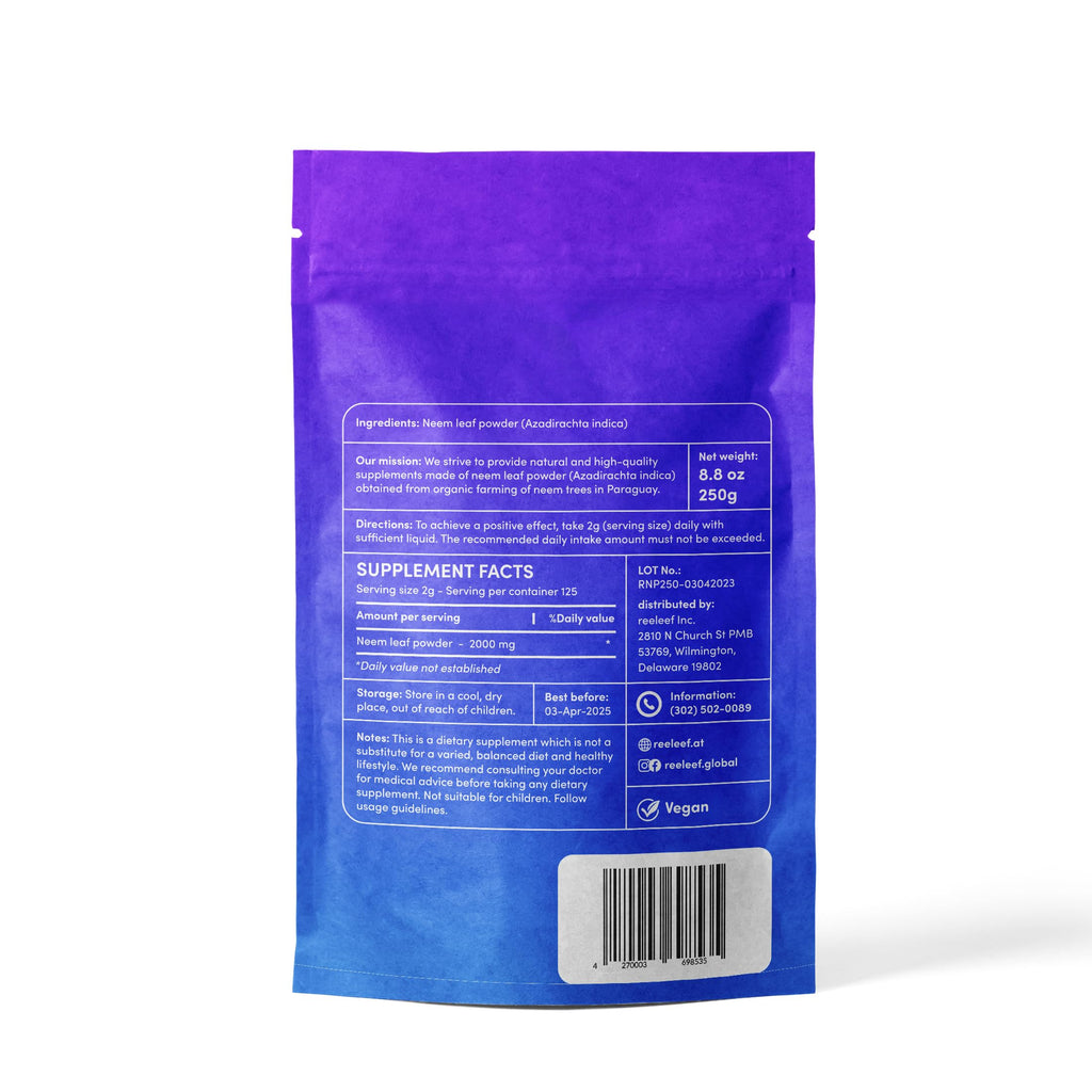 vegan neem powder supplement