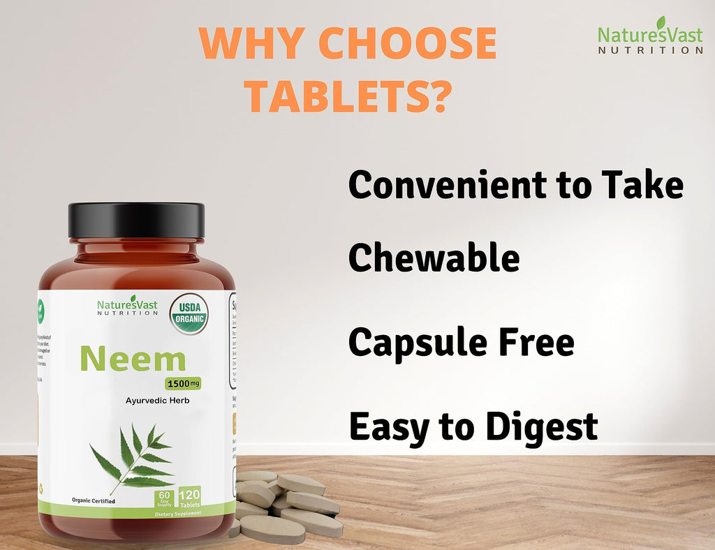Vegan neem supplement for skin