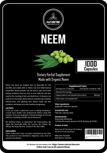 vegan neem supplement for vitality