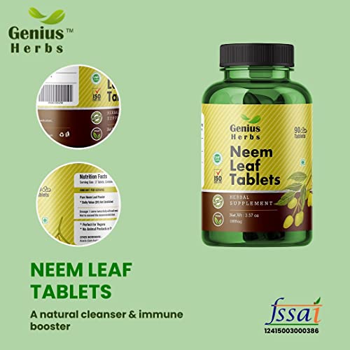 Vegan neem tablets for skin
