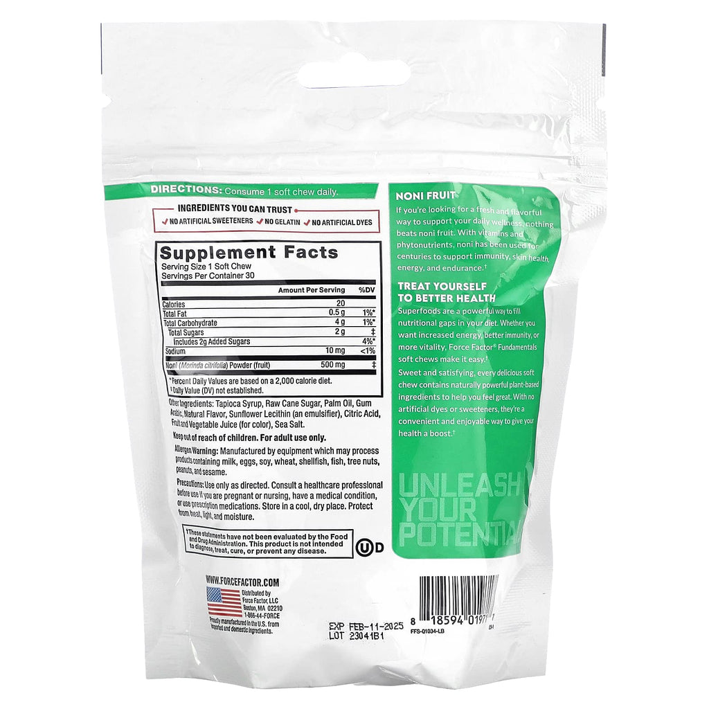 vegan noni chews for skin health