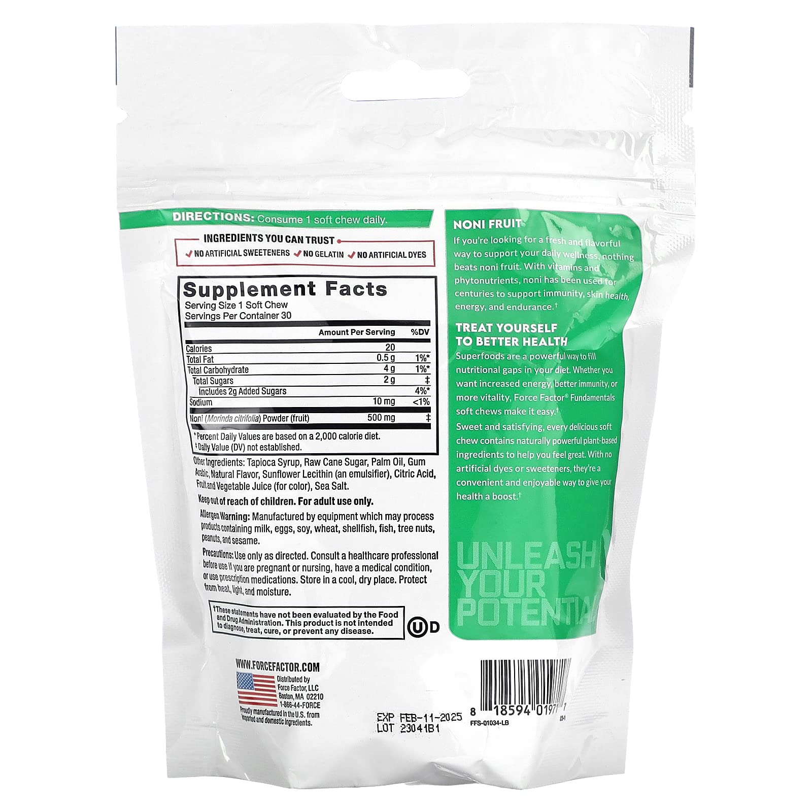 vegan noni chews for skin health