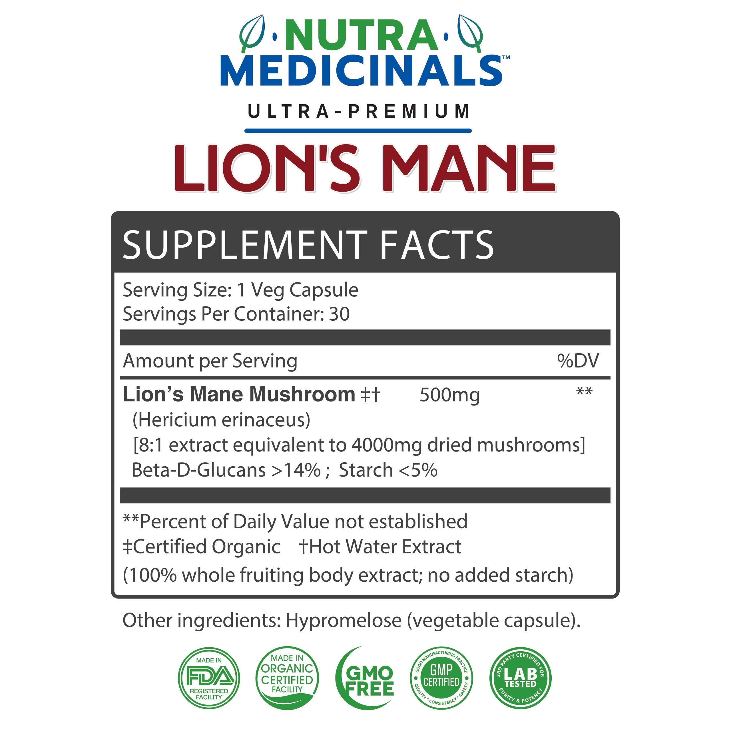 Vegan nootropic supplements for memory