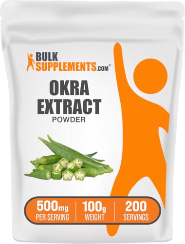 Vegan okra extract powder for digestion