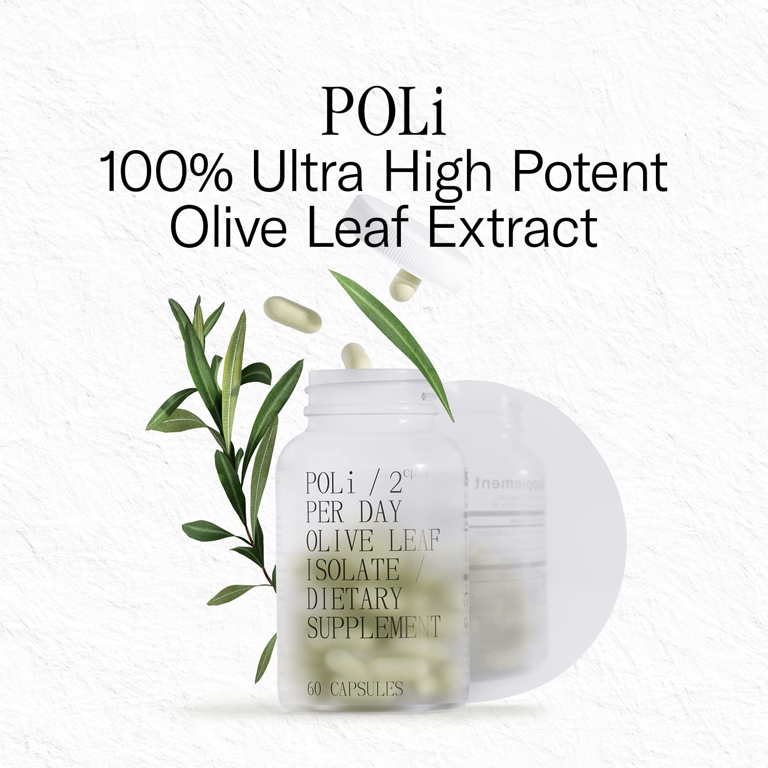 vegan olive leaf supplement capsules