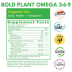 Vegan Omega 3-6-9 oil for wellness