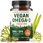 Vegan Omega 3 algae oil benefits