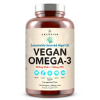 Vegan Omega-3 algal oil softgels