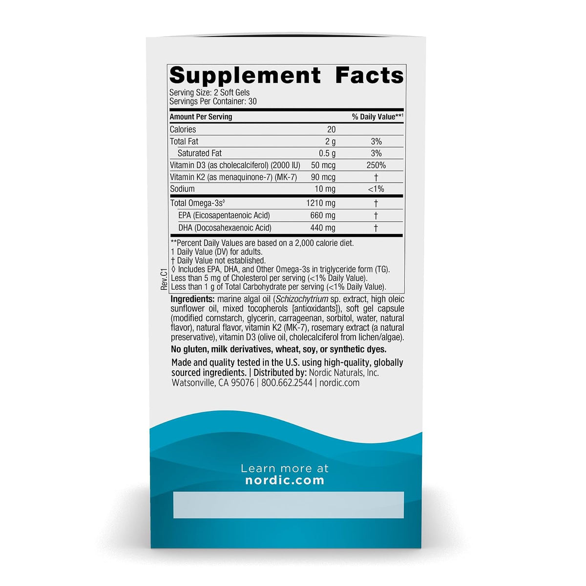 vegan omega-3 d3 k2 for immunity
