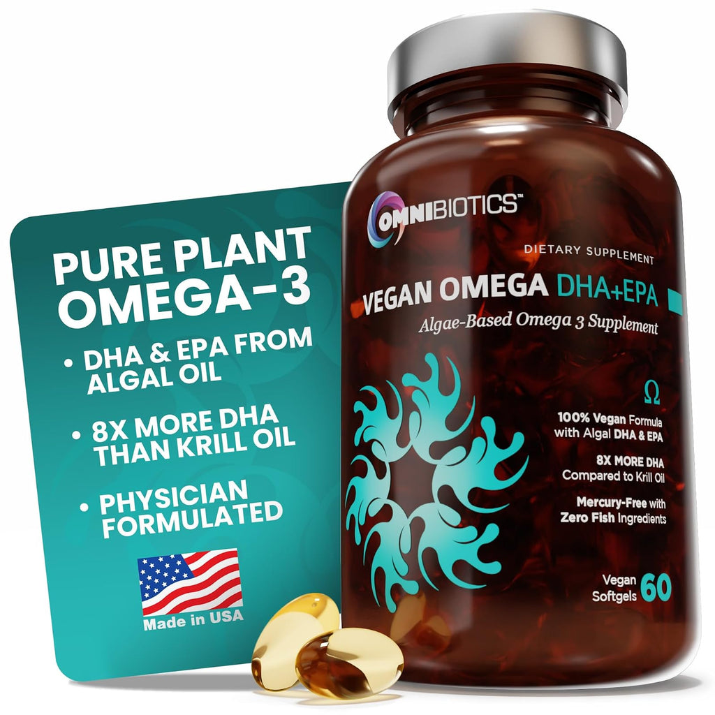 vegan omega 3 DHA EPA capsules