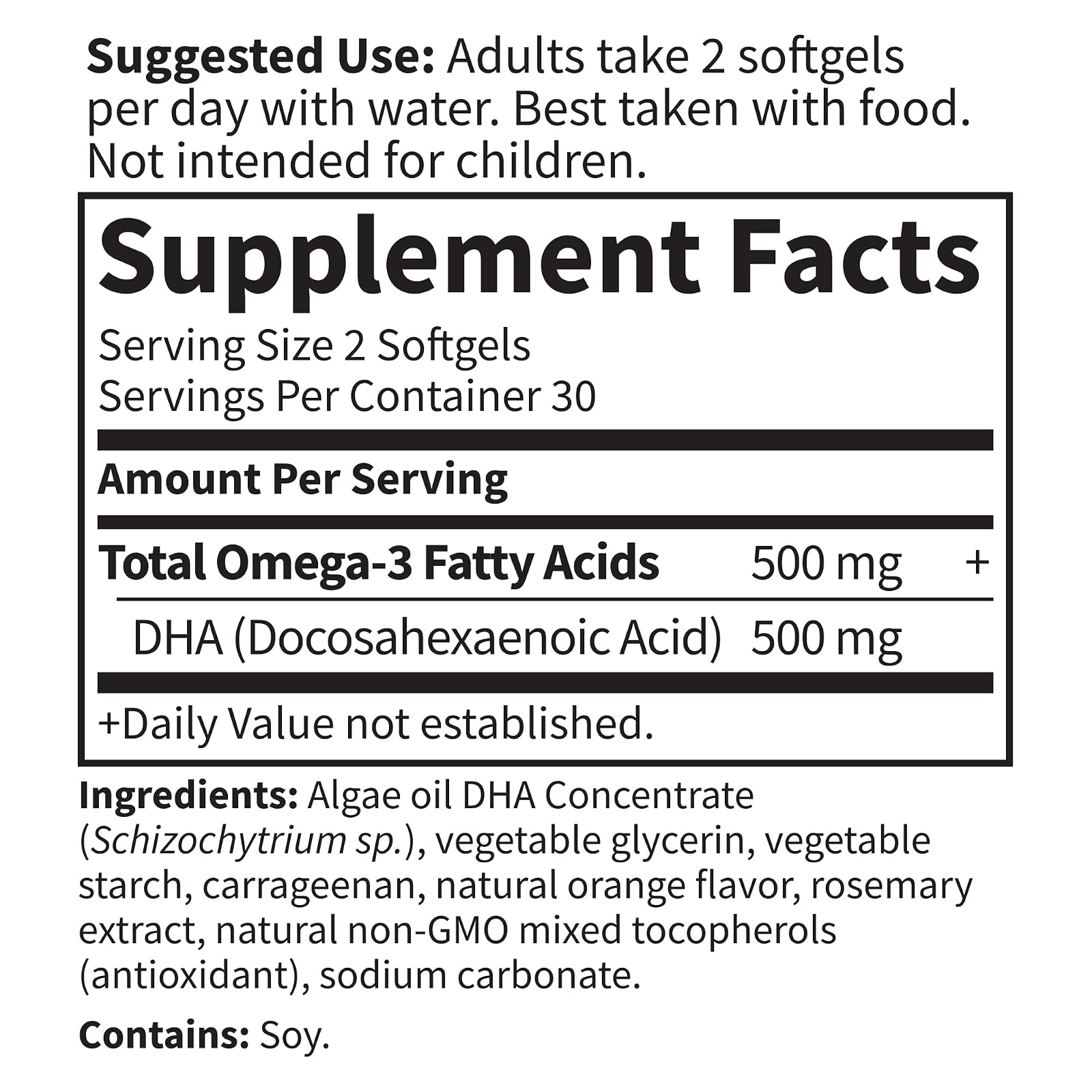 vegan omega 3 for brain support