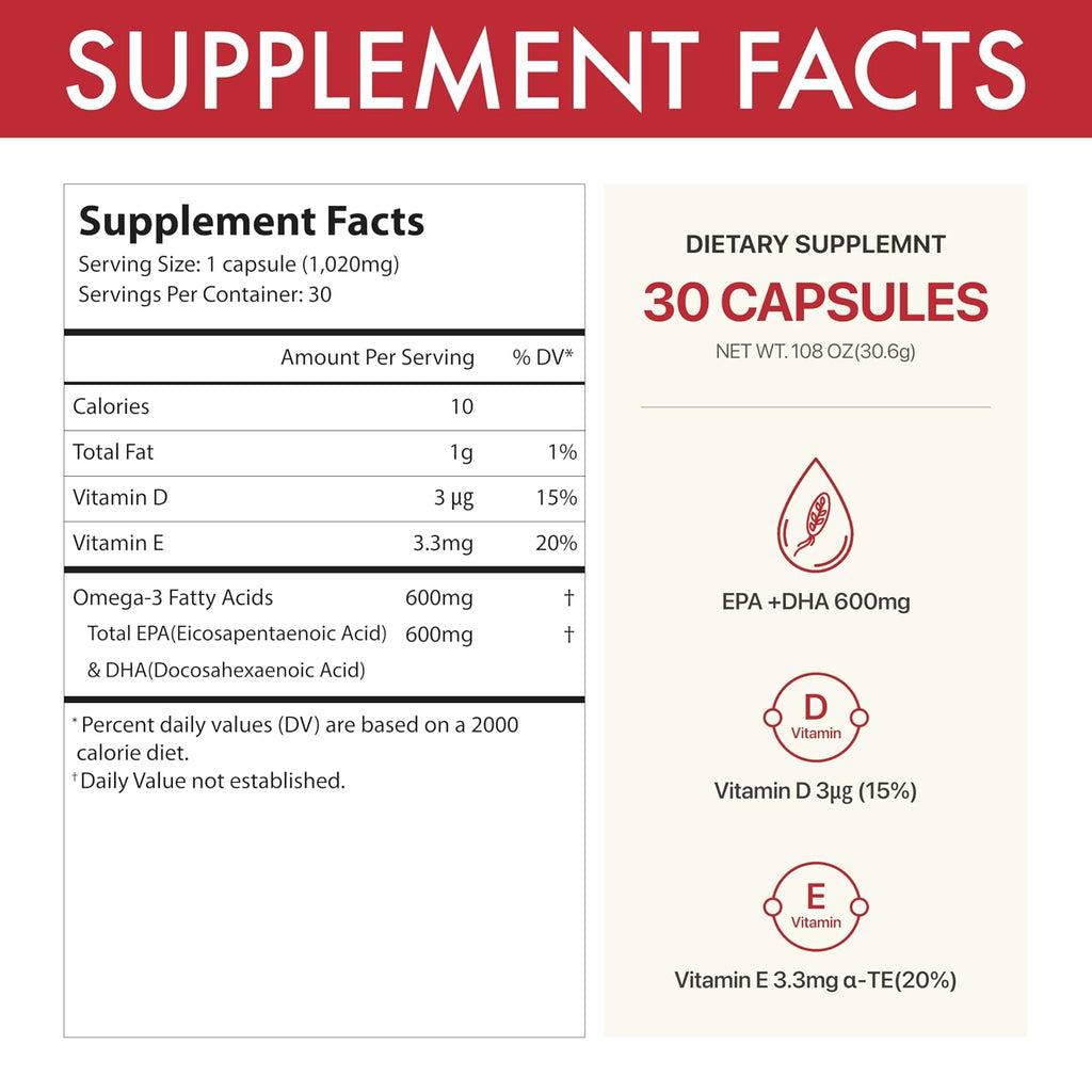 Vegan omega 3 for daily nutrition