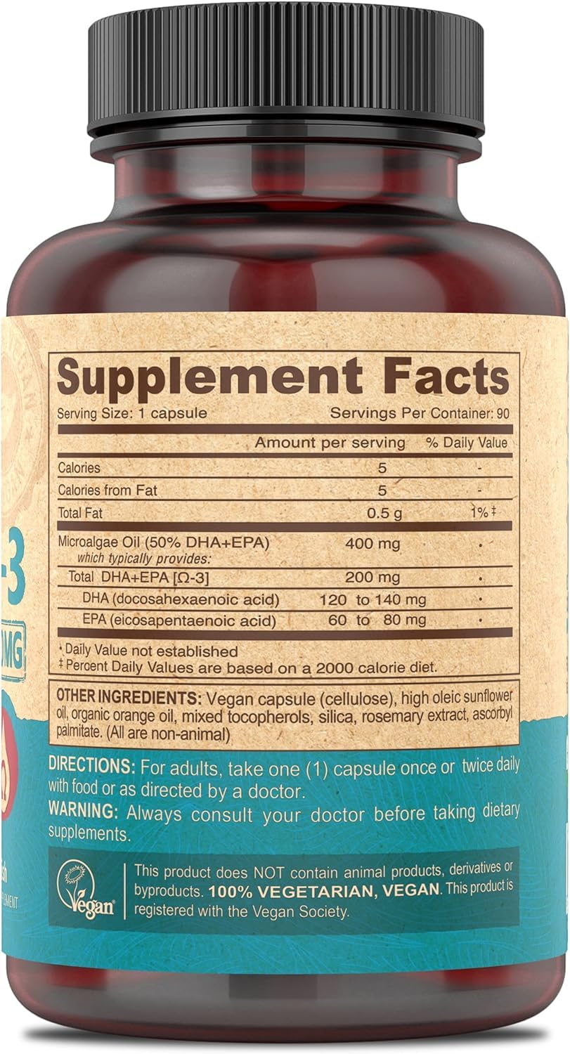 vegan omega 3 for heart health