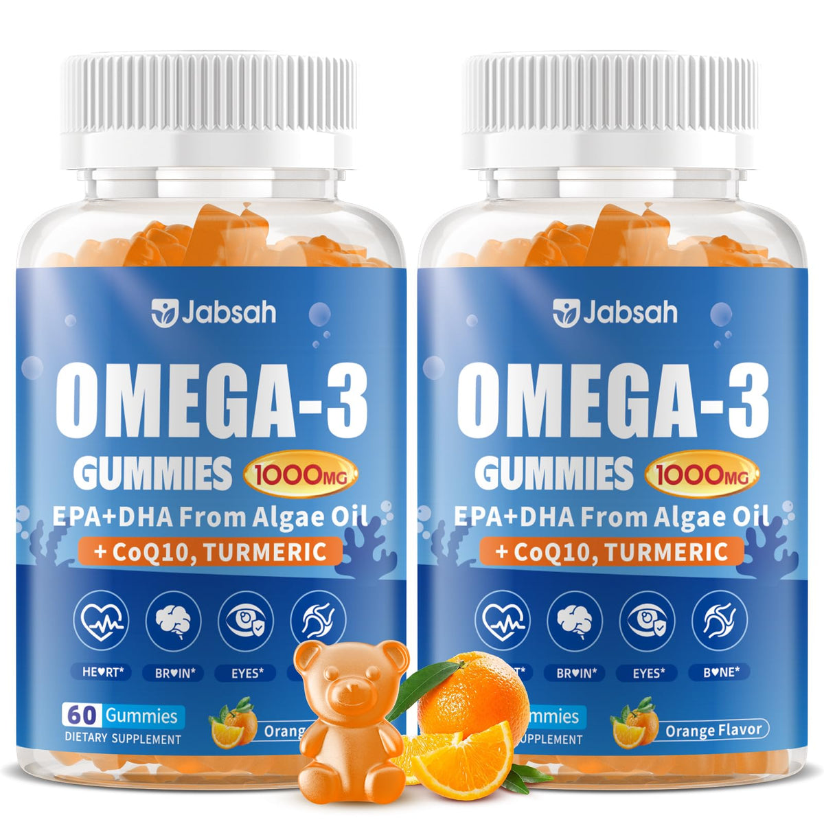 Vegan Omega-3 gummies for heart health